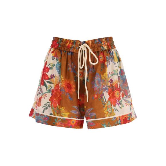 Zimmermann | Shorts | Zimmermann Ginger Shorts With Floral Motif | Poshmark
